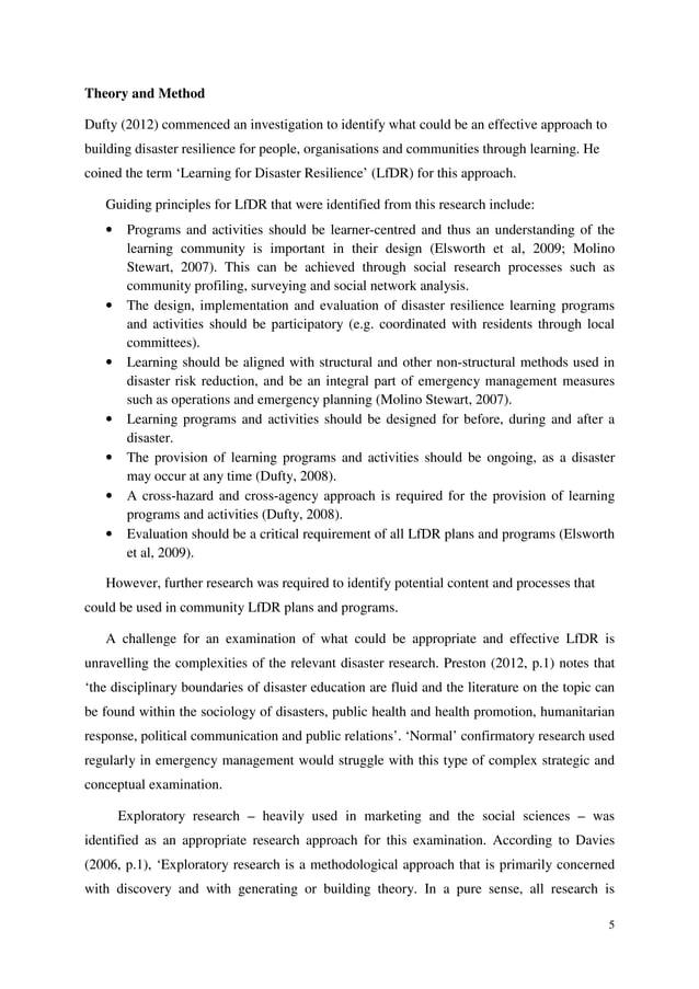 Paper: What is disaster resilience education? | PDF