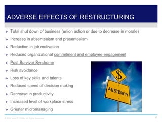 2014 Employee Engagement in Organisational Restructuring Process | PPTX