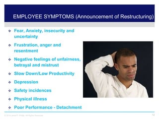 2014 Employee Engagement in Organisational Restructuring Process | PPTX