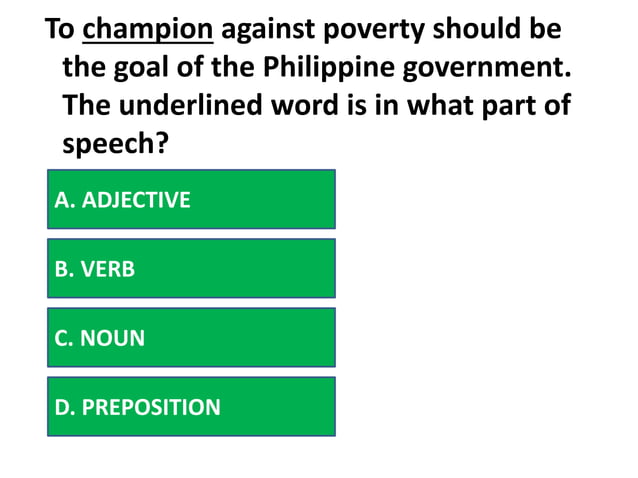 2014 english quiz bee best | PPTX