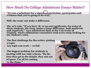 Hamilton High School: College Application Essay Tips | PPT