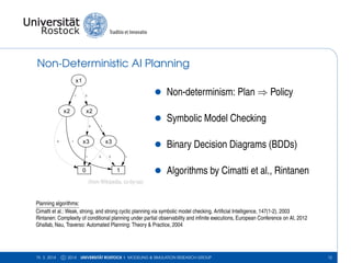 Using AI Planning to Automate the Performance Analysis of Simulators | PPT