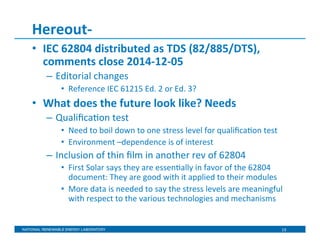 IEC 62804 Status Update | PPT