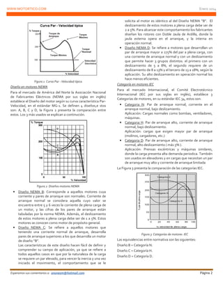 diseno y categoria en motores electricos | PDF