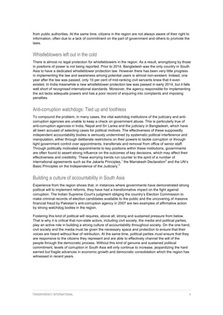 FIGHTING CORRUPTION IN SOUTH ASIA: BUILDING ACCOUNTABILITY | PDF