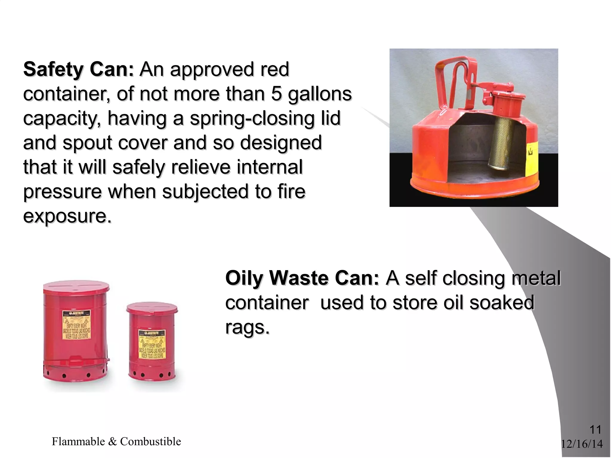 Flammable & Combustible Safety Course 2014 | PPT