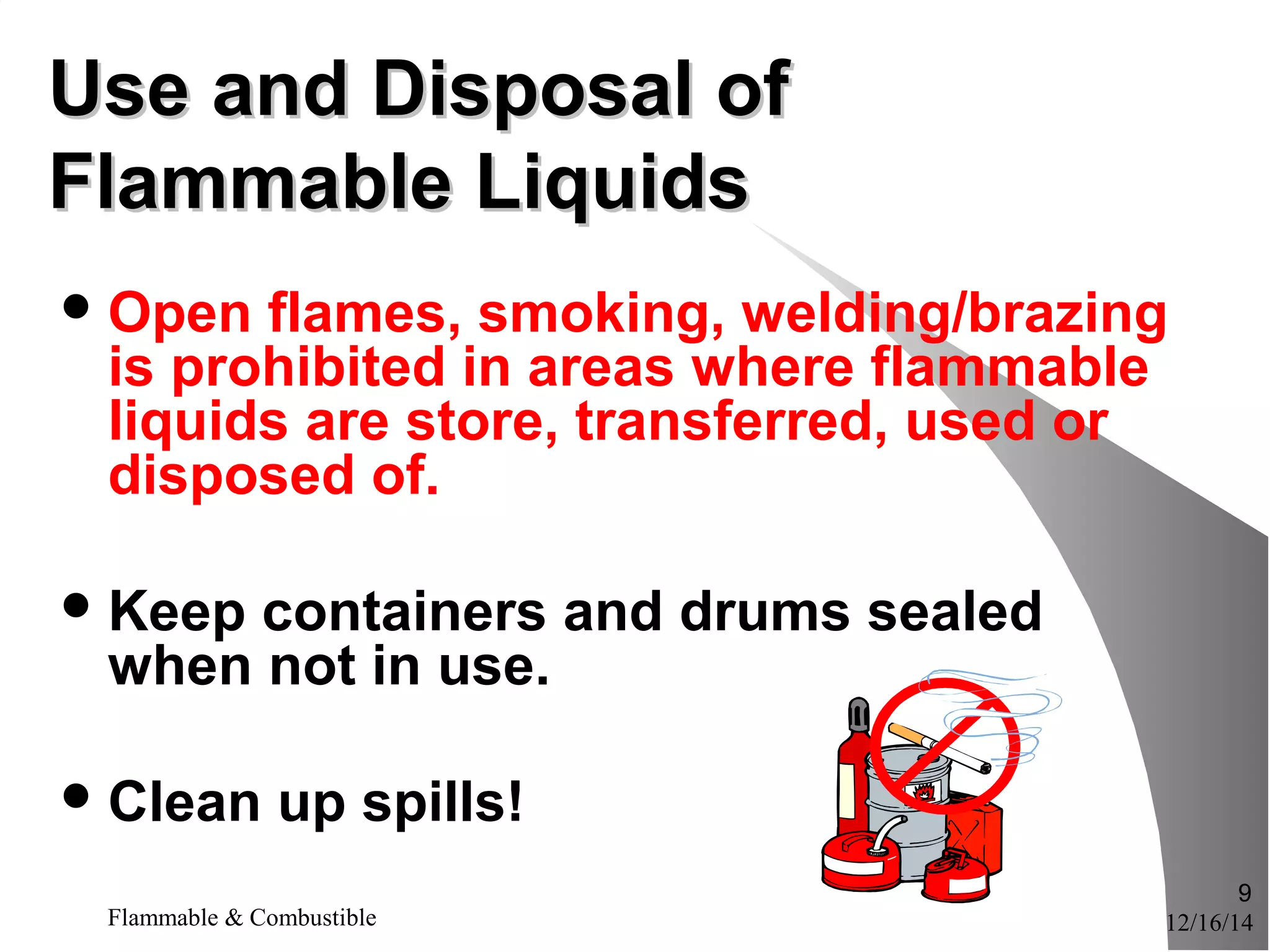 Flammable & Combustible Safety Course 2014 | PPT