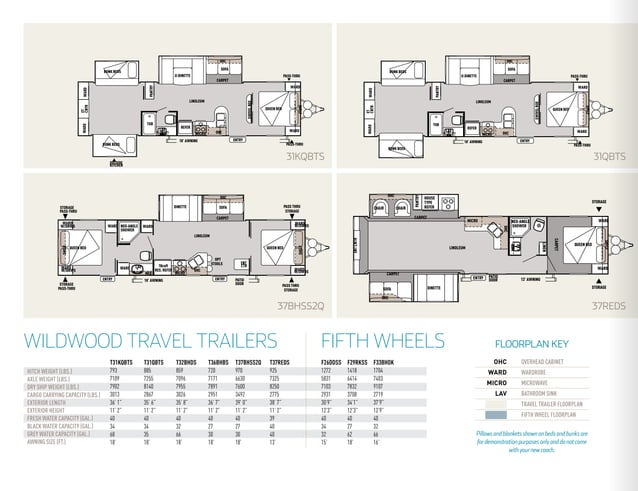 2014 Forest River Wildwood Travel Trailers