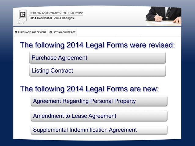 2014 IAR Residential Forms Changes | PPT