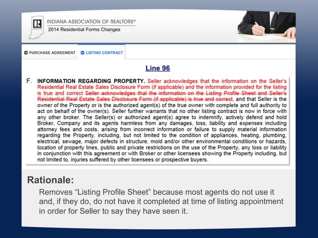 2014 IAR Residential Forms Changes | PPT