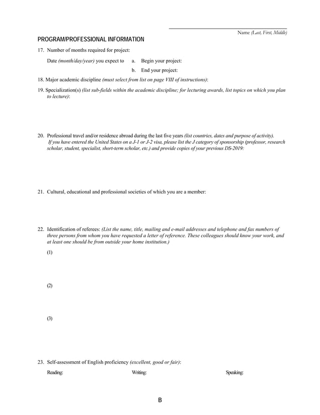 2014 fulbright scholar application | PDF