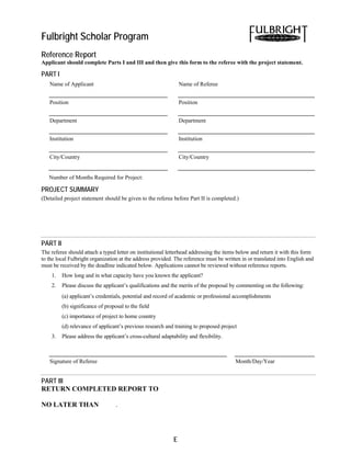 2014 fulbright scholar application | PDF