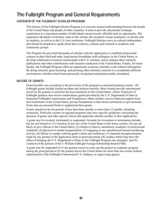 2014 fulbright scholar application | PDF