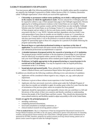 2014 fulbright scholar application | PDF