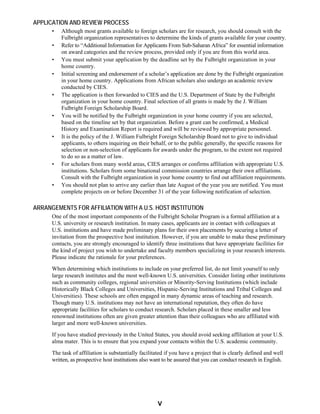 2014 fulbright scholar application | PDF