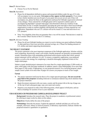 2014 fulbright scholar application | PDF