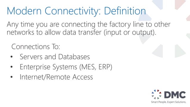 Industrial Automation and Modern Connectivity | PPT
