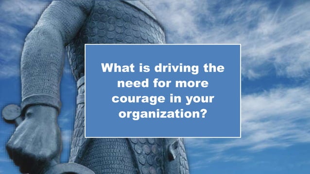 Courageous Leadership: Using Courage to Transform the Workplace | PPTX