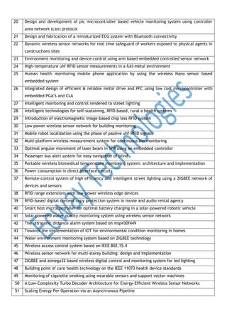 2014 ieee embedded projects | DOCX