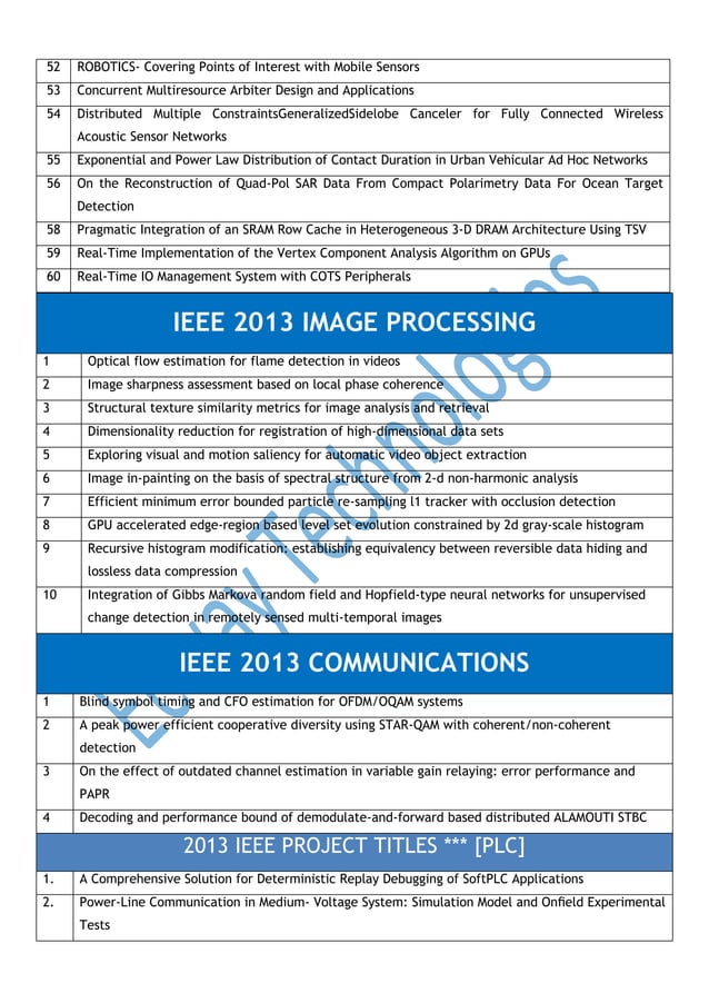 2014 ieee embedded projects | DOCX