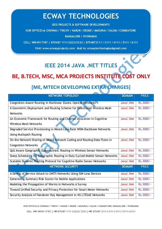 2014 Ieee Data Mining Projects 2190