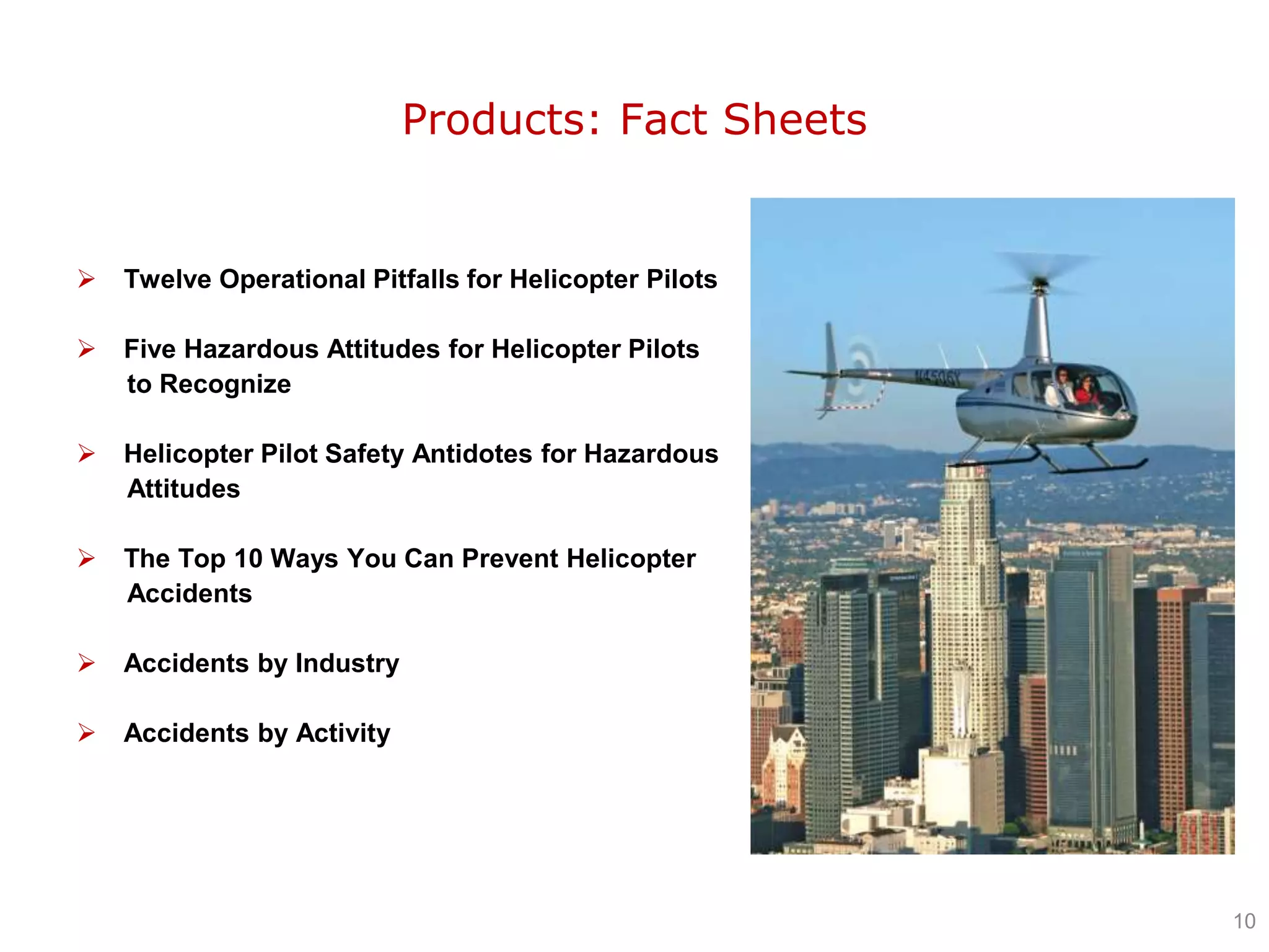 IHST Safety Resources for Helicopter Pilots and Operators | PPTX