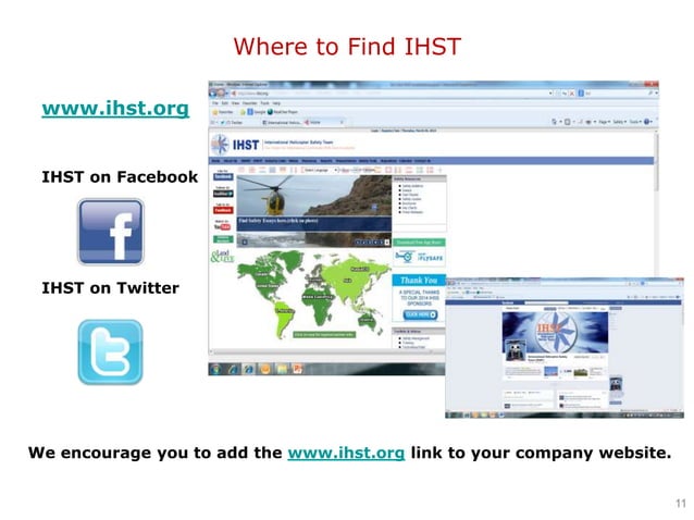 IHST Safety Resources for Helicopter Pilots and Operators | PPTX | Air ...