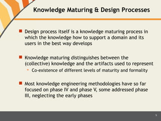 Designing for knowledge maturing: from knowledge driven software to ...