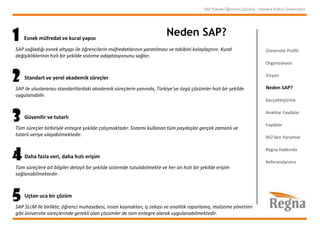 İstanbul Kültür Üniversitesi & Regna Danışmanlık SAP IS-HER (SLcM ...