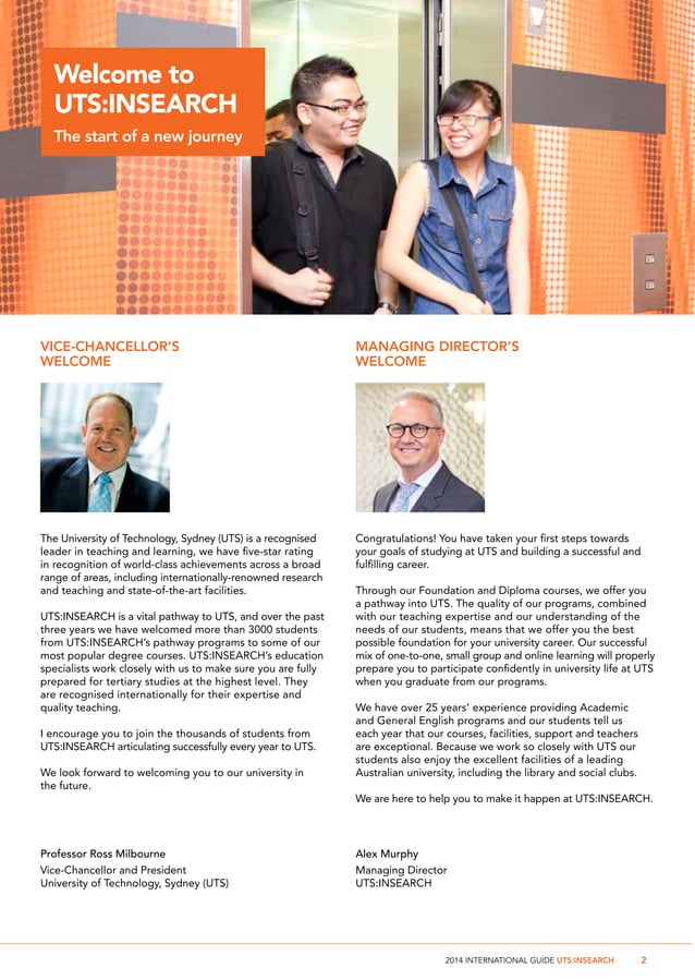 UTS: INSEARCH 2014 international guide | PDF