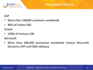 Business breakdown vulnerabilities in ERP via ICS and ICS via ERP | PPT
