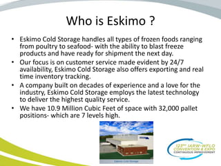 Improving Visibility in the Cold Storage Warehouse with RFID, and ROI ...