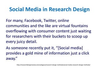 Social Media, Research and Statistics | PPT