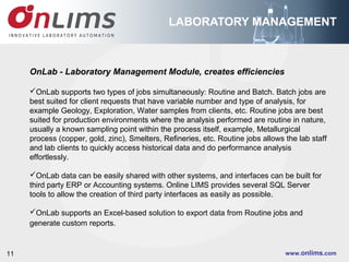 2014 lims presentation | PPT | Databases | Computer Software and ...
