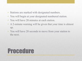 Literacy Stations Expectations | PPTX