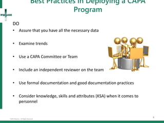 CAPA- Effective CAPA Systems | PPTX