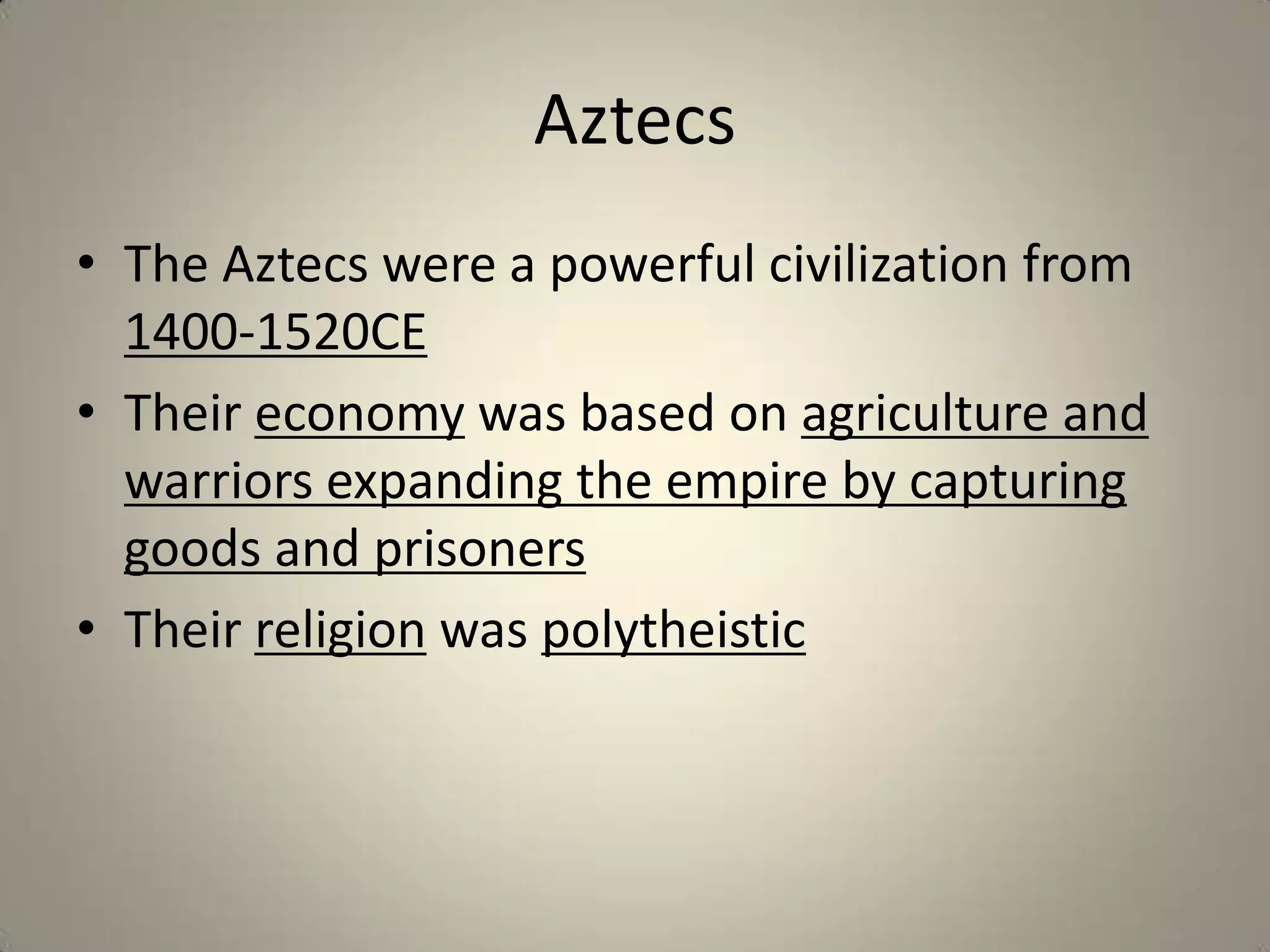 MesoAmerican Civilizations Notes | PPT