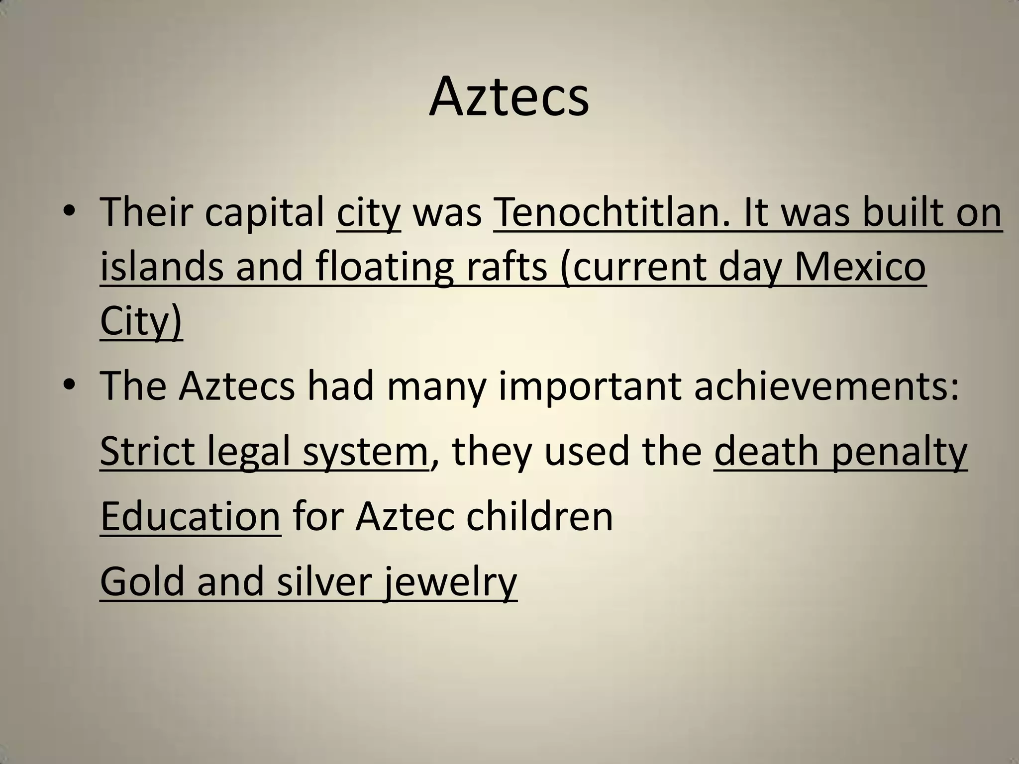 MesoAmerican Civilizations Notes | PPT