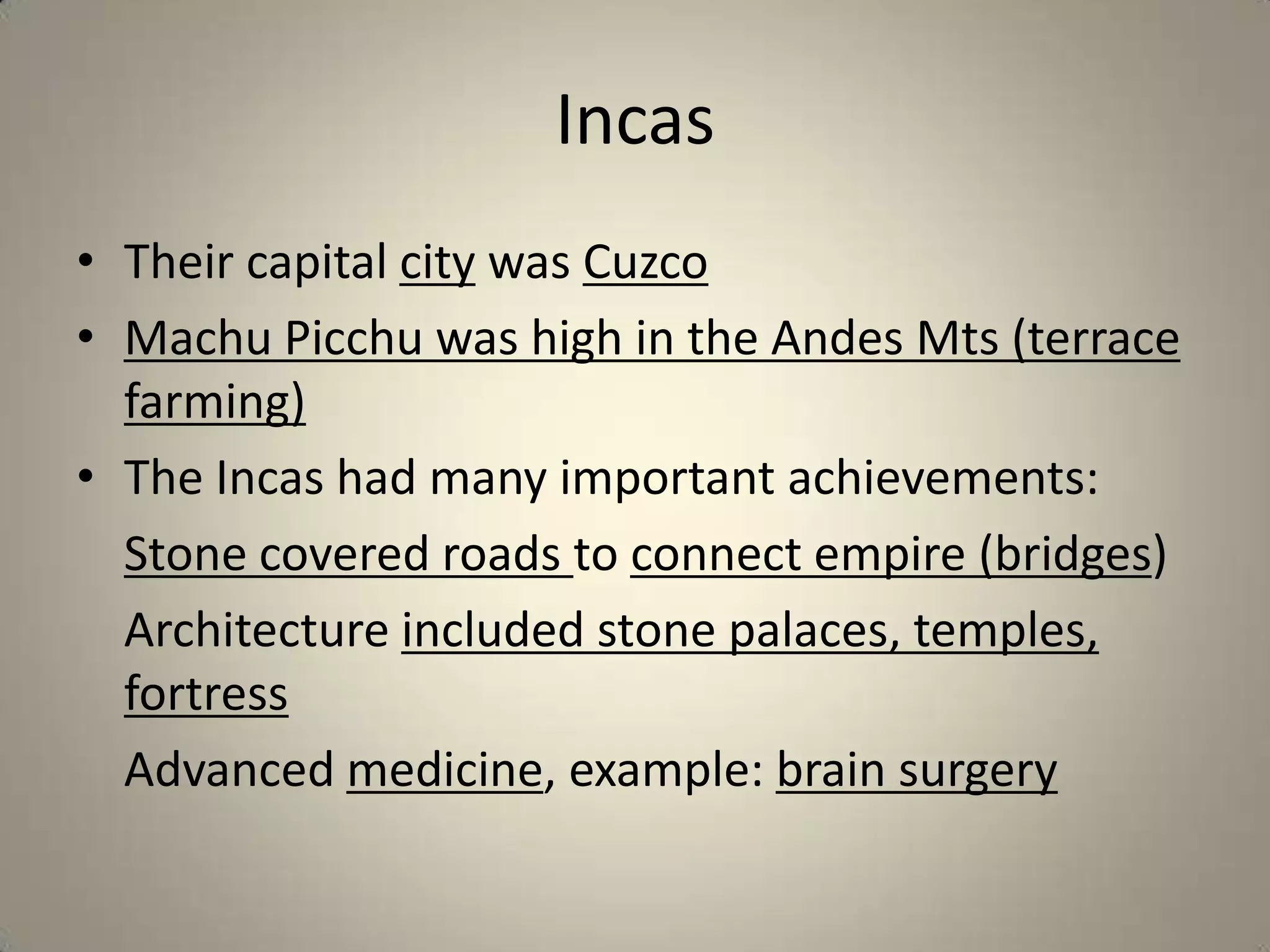 MesoAmerican Civilizations Notes | PPT