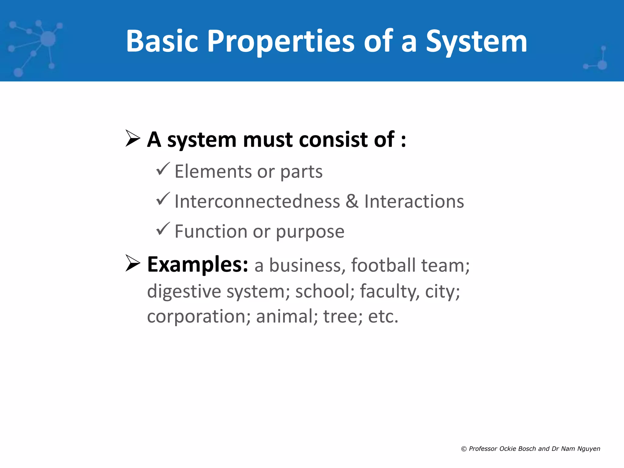 Module 1 Introduction to systems thinking | PPTX