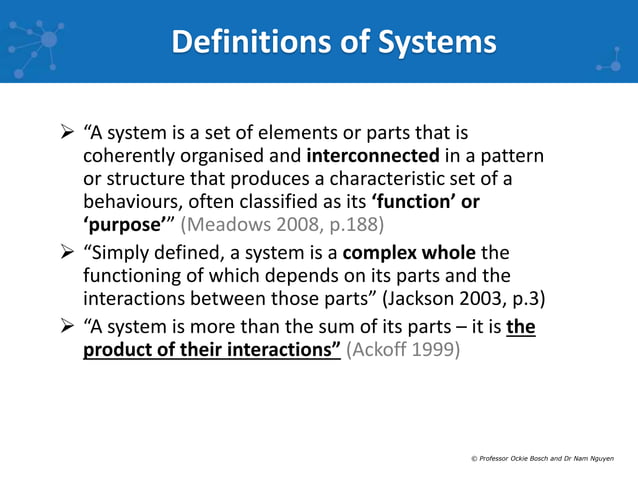 Module 1 Introduction to systems thinking | PPTX