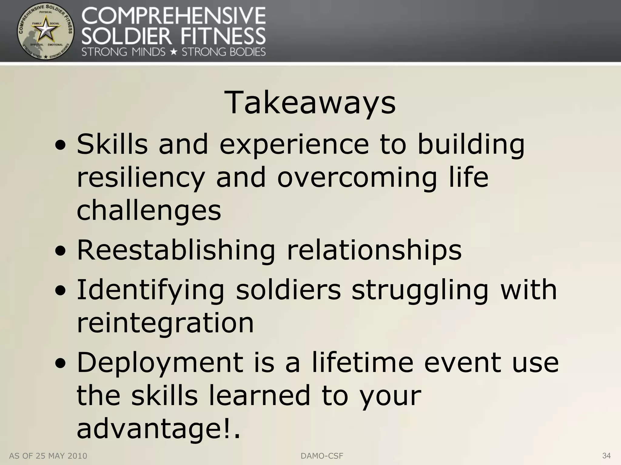 2014 Master Resiliency Training by Cary McEntee | PPTX