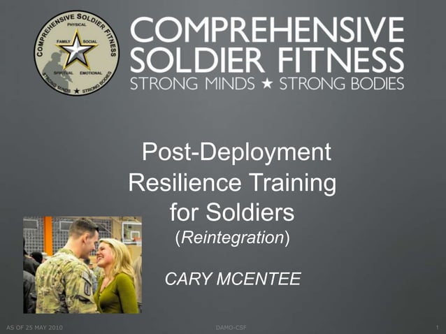 2014 Master Resiliency Training by Cary McEntee | PPTX