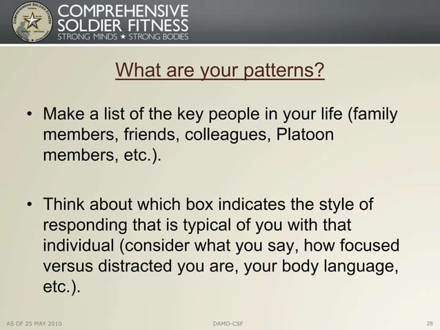 2014 Master Resiliency Training by Cary McEntee | PPTX
