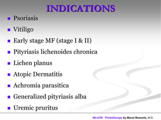 Narrow Band UVB for skin diseases | PDF