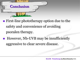 Narrow Band UVB for skin diseases | PDF
