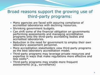 Use of Third-Party Accreditation | PPT