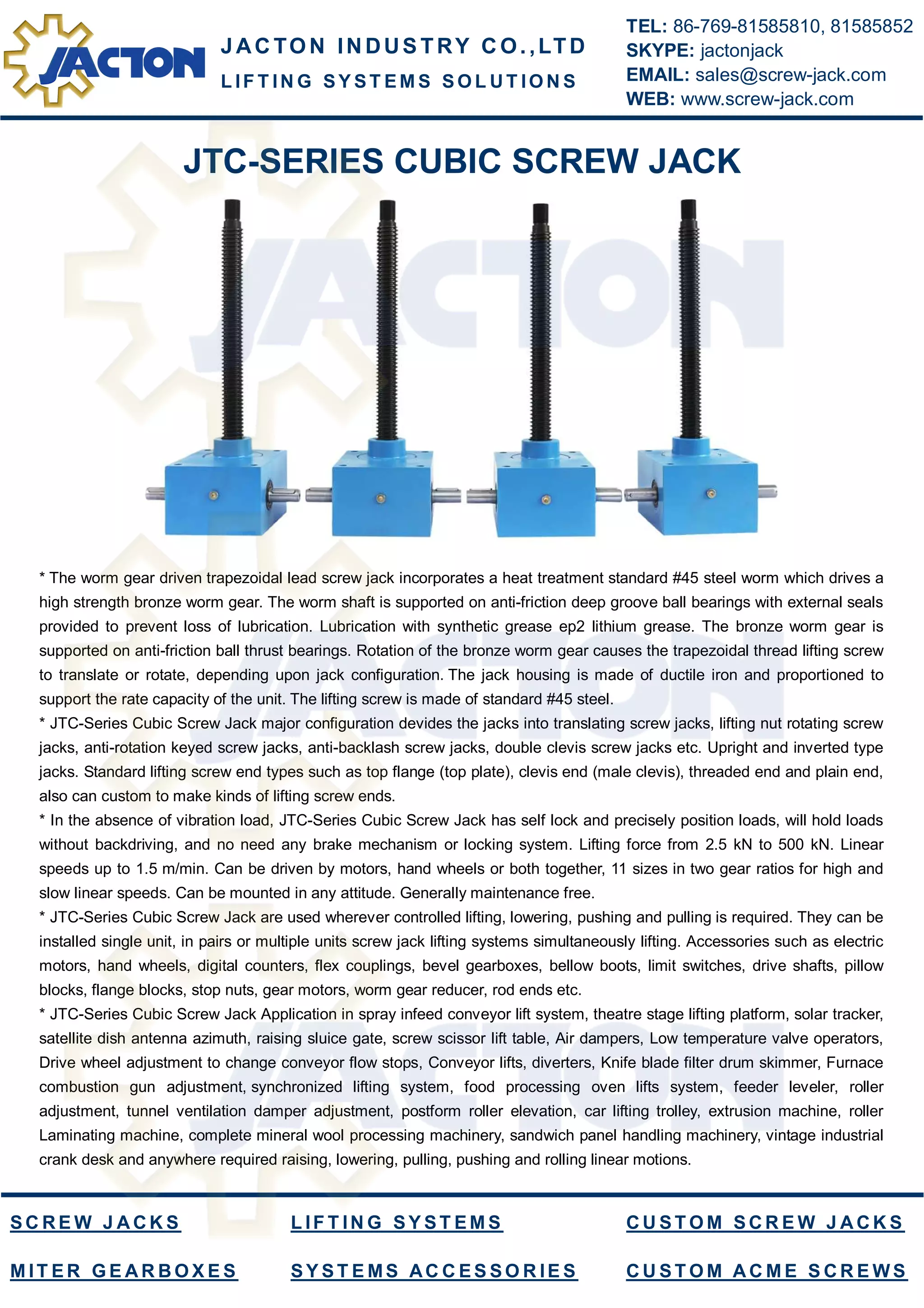 2014 new catalogue cubicle gearbox screw jacks,screw jacks with cubic ...