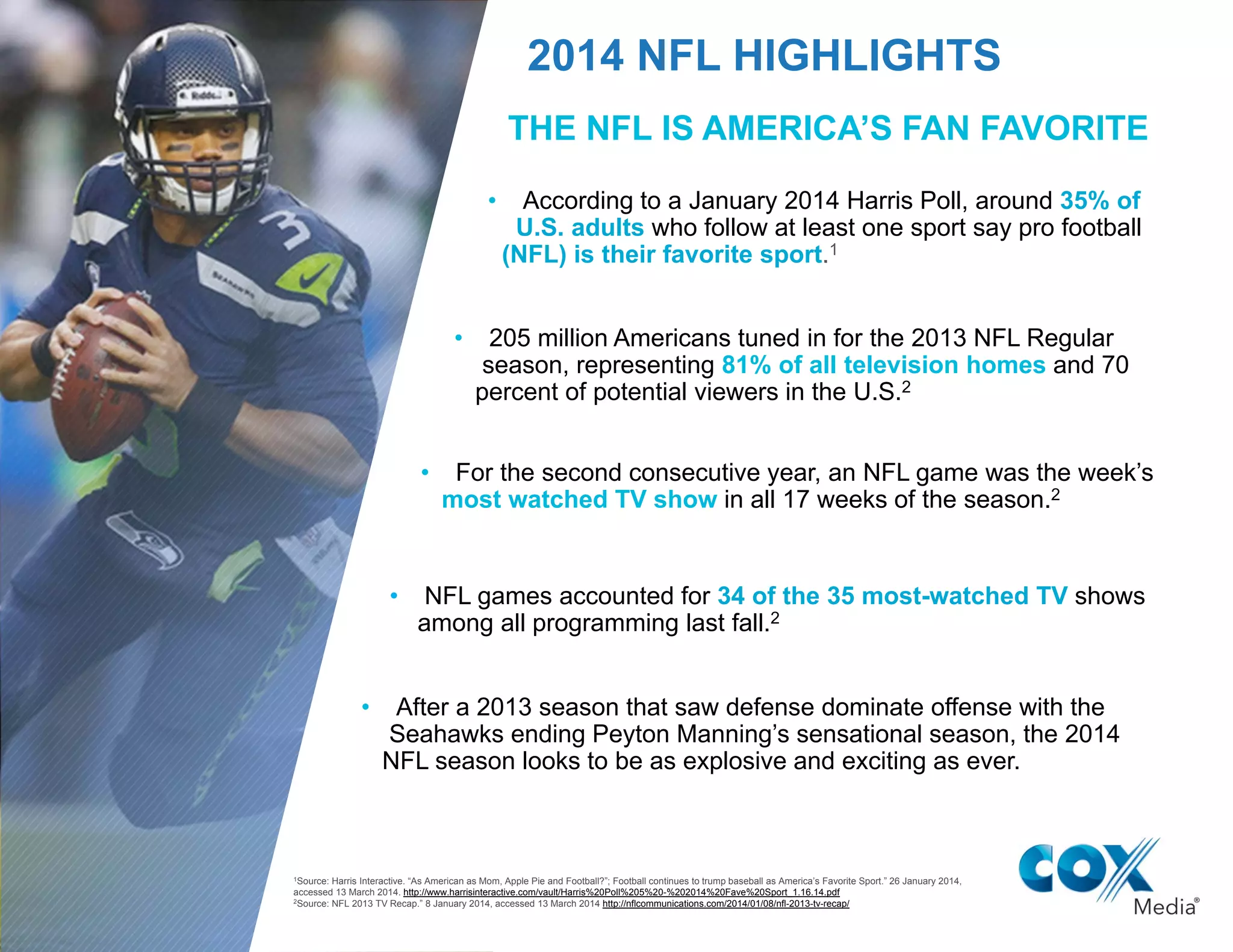 2014 NFL Sponsorship Sales Deck | PDF | Home Entertainment Systems ...