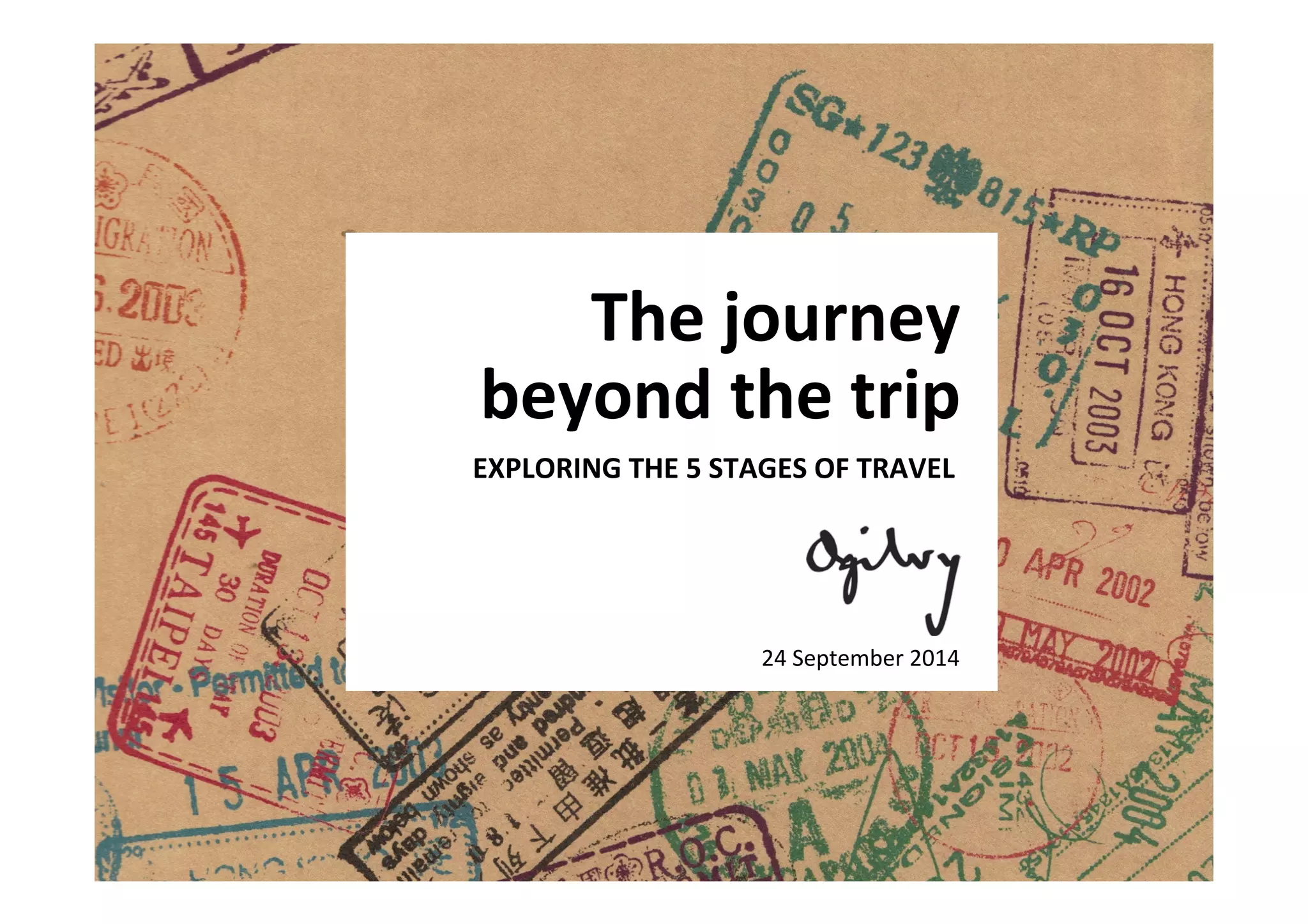The journey beyond the trip: 5 stages of travel (updated 2014) | PDF